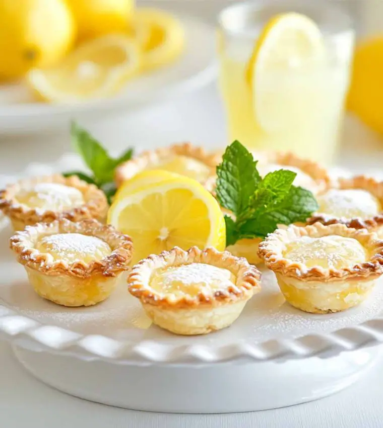 Miniture Lemon Impossible Pie - FunCraftyKitchen