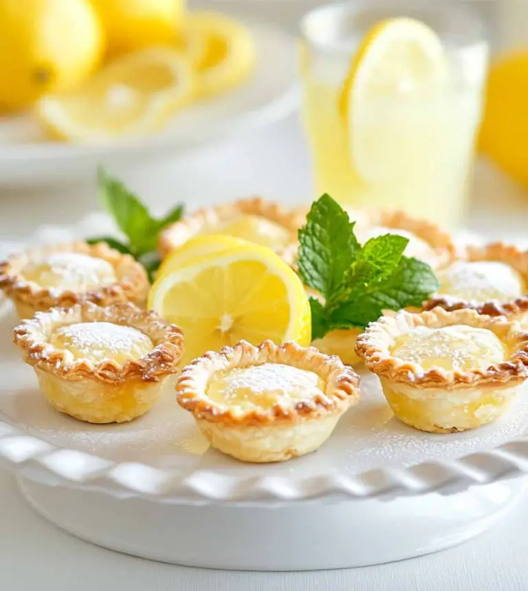 Miniture Lemon Impossible Pie - FunCraftyKitchen