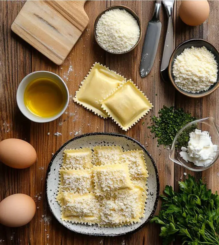 Crispy Fried Ravioli Bites - FunCraftyKitchen