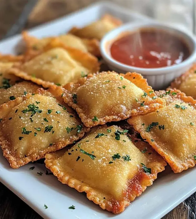 Crispy Fried Ravioli Bites - FunCraftyKitchen