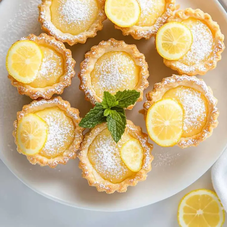 Miniture Lemon Impossible Pie - FunCraftyKitchen