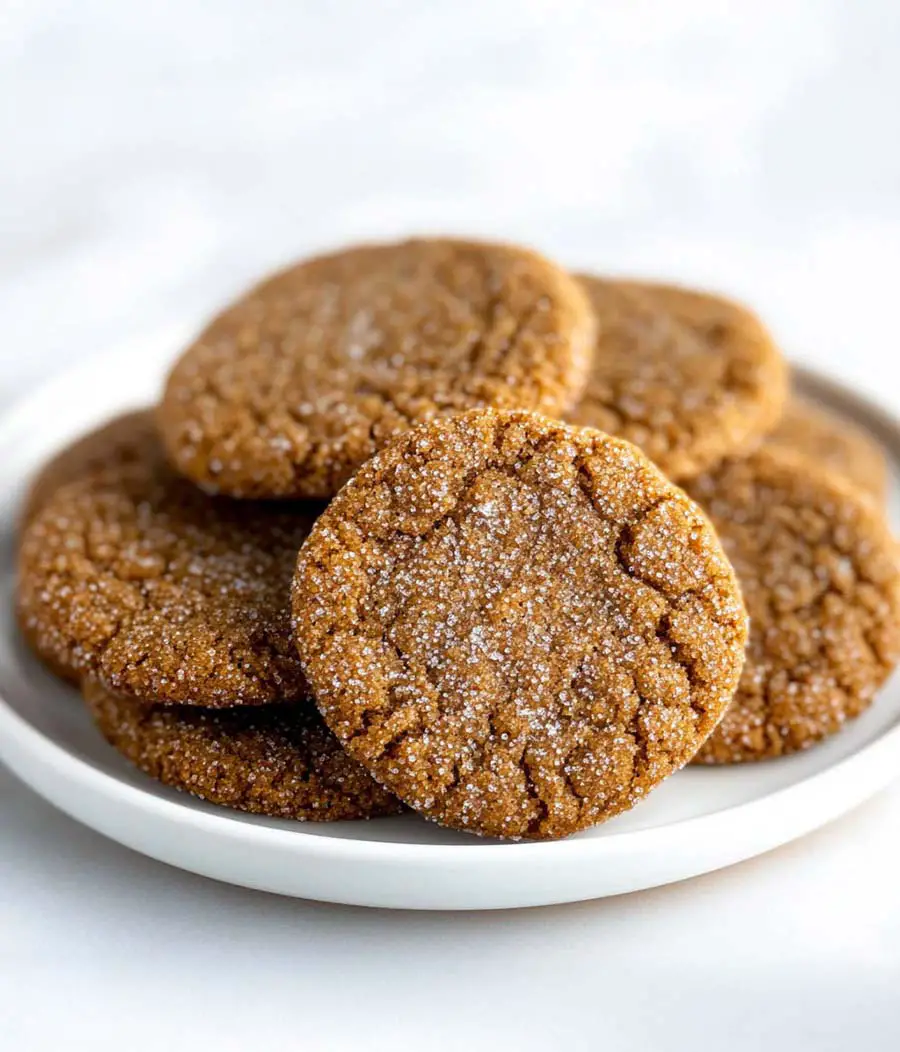 Easy Molasses Sugar Cookies - FunCraftyKitchen