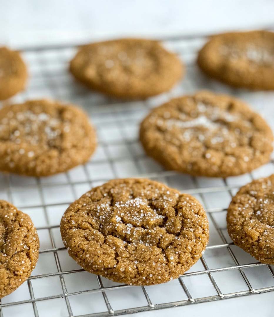 Easy Molasses Sugar Cookies - FunCraftyKitchen