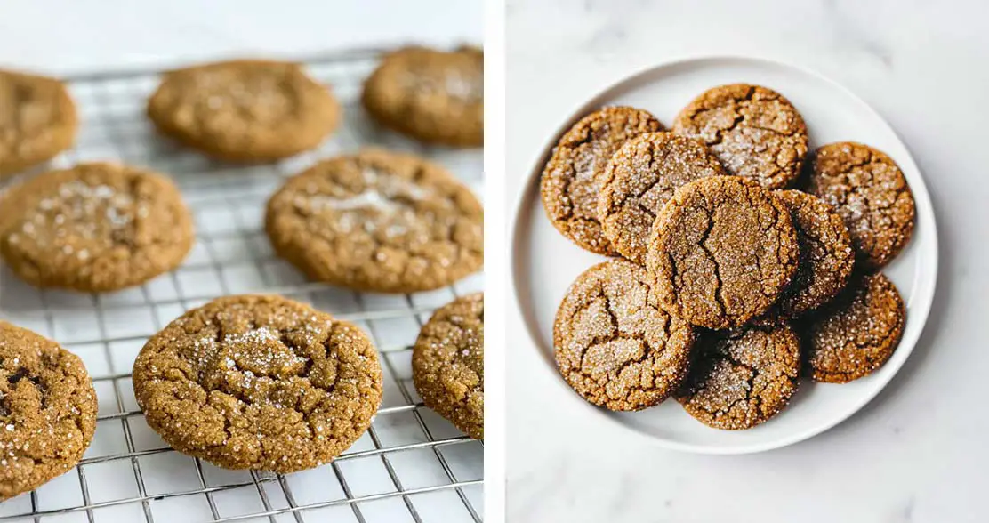 Easy Molasses Sugar Cookies - FunCraftyKitchen