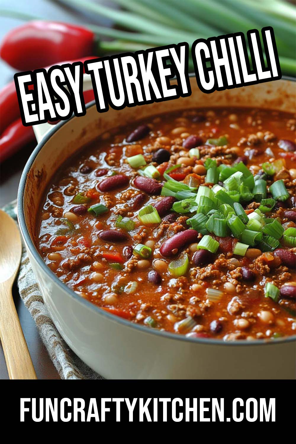 Turkey Chilli - FunCraftyKitchen