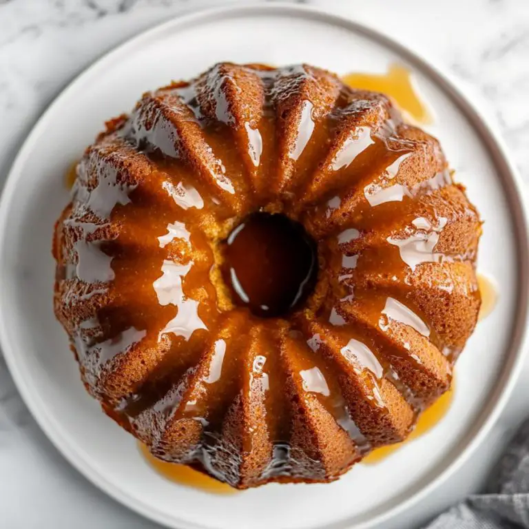 Rum Cake With Rum Butter Sauce - FunCraftyKitchen
