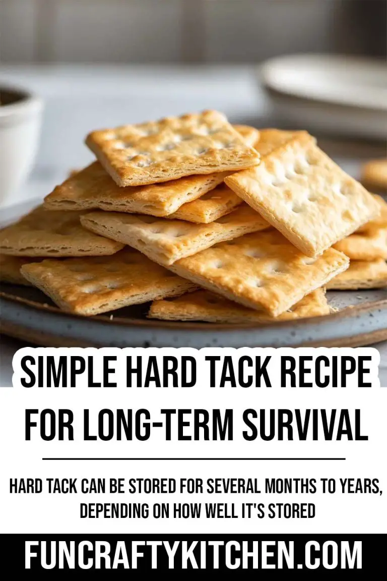 Simple Hard Tack Recipe for Long-Term Survival - FunCraftyKitchen