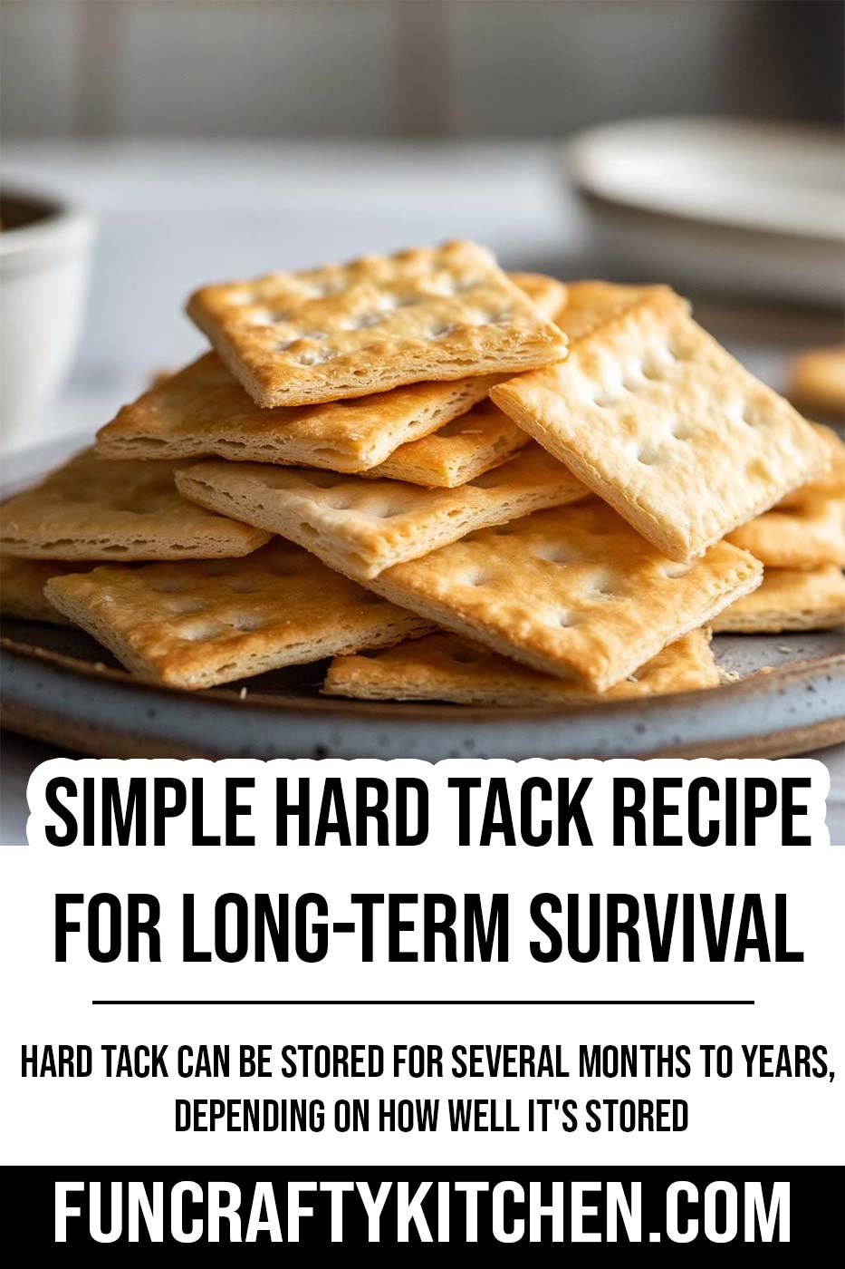 Simple Hard Tack Recipe for Long-Term Survival - FunCraftyKitchen