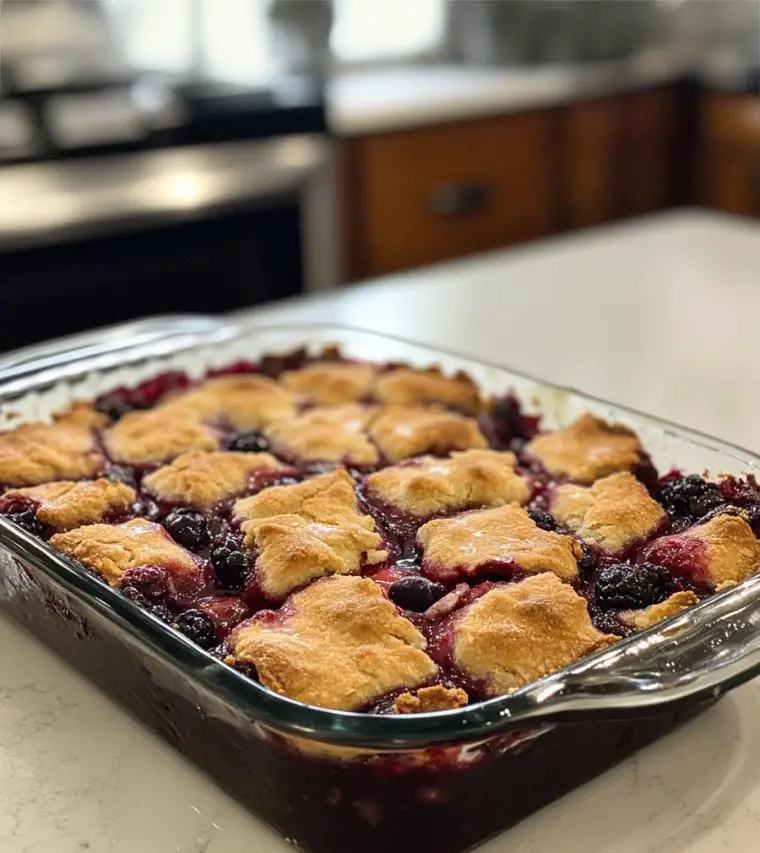 Mixed Berry Cobbler - FunCraftyKitchen
