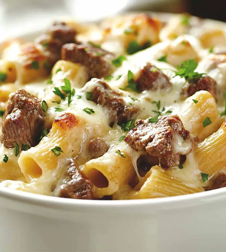 Beef Creamy Cheese Pasta - FunCraftyKitchen