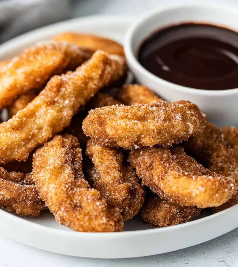 Mexican Hot Chocolate Churros - FunCraftyKitchen