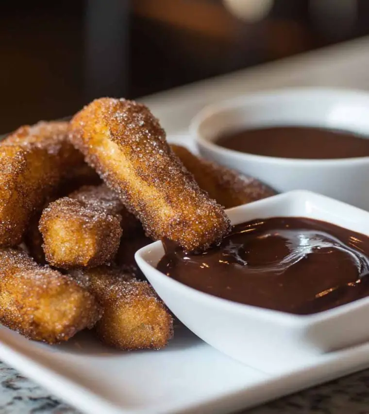 Mexican Hot Chocolate Churros - FunCraftyKitchen