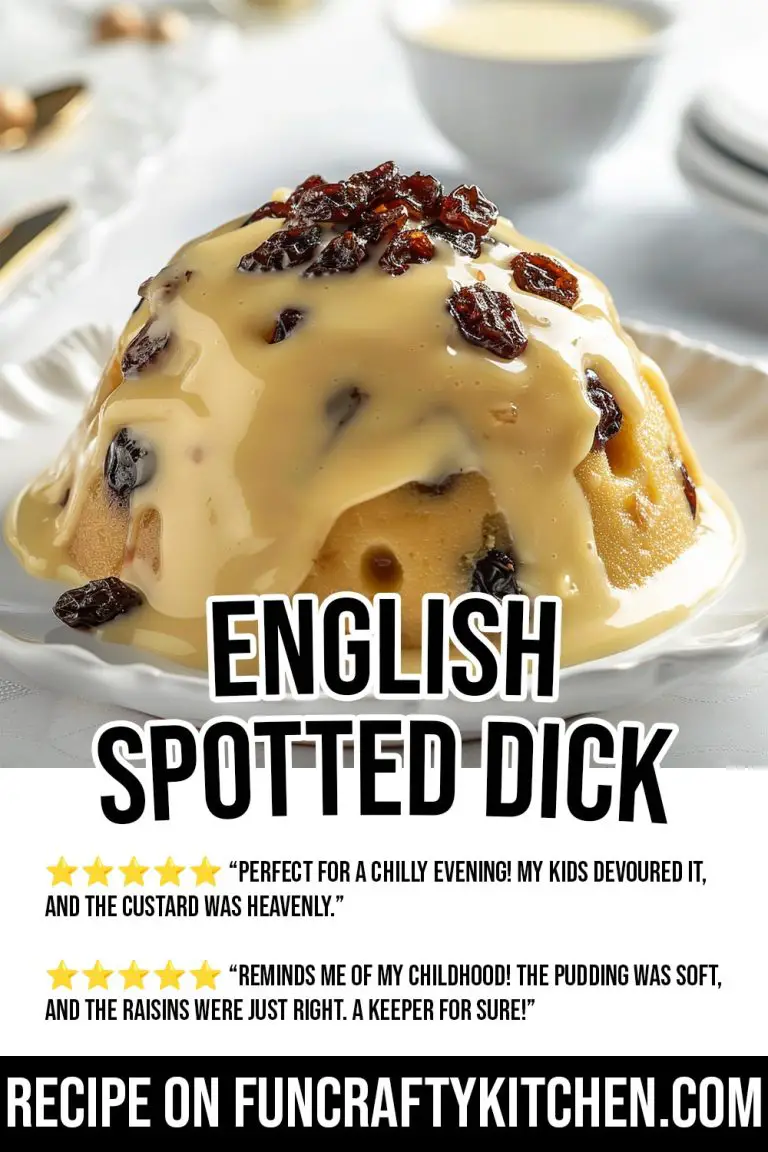 English Spotted Dick - FunCraftyKitchen