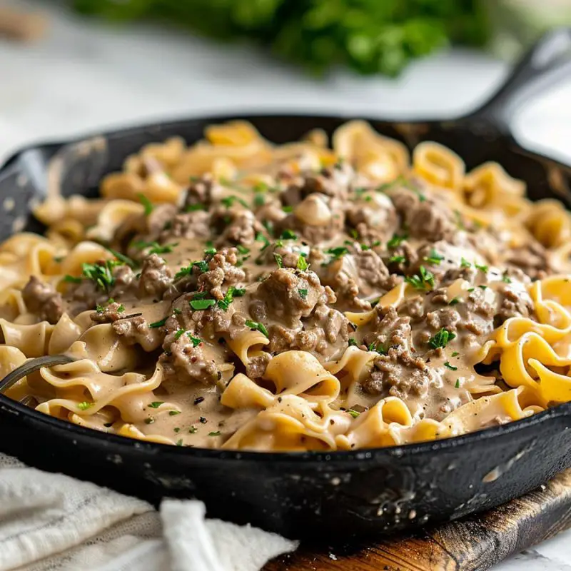 Beef Stroganoff - FunCraftyKitchen