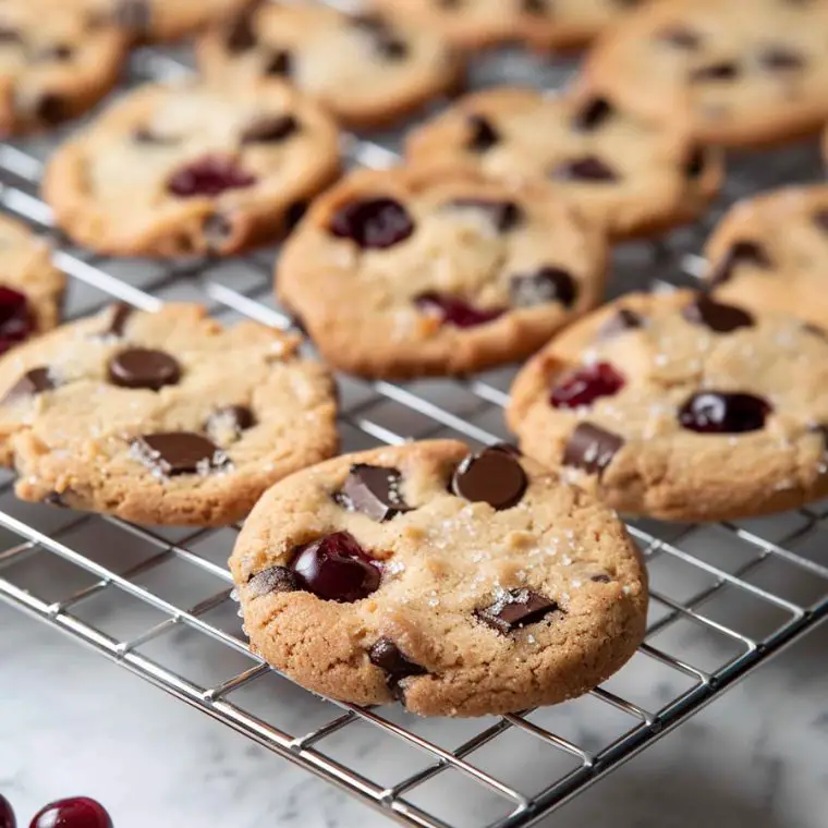 Maraschino Cherry Shortbread Cookies - FunCraftyKitchen