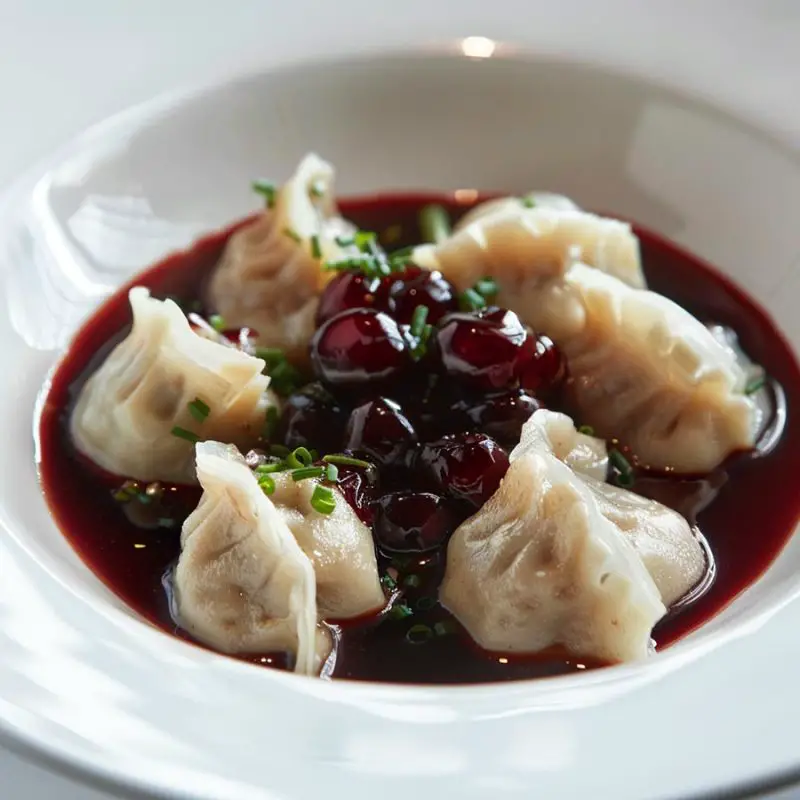 Sour Cherry Dumplings - FunCraftyKitchen