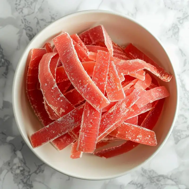 Candied Watermelon Rinds - FunCraftyKitchen