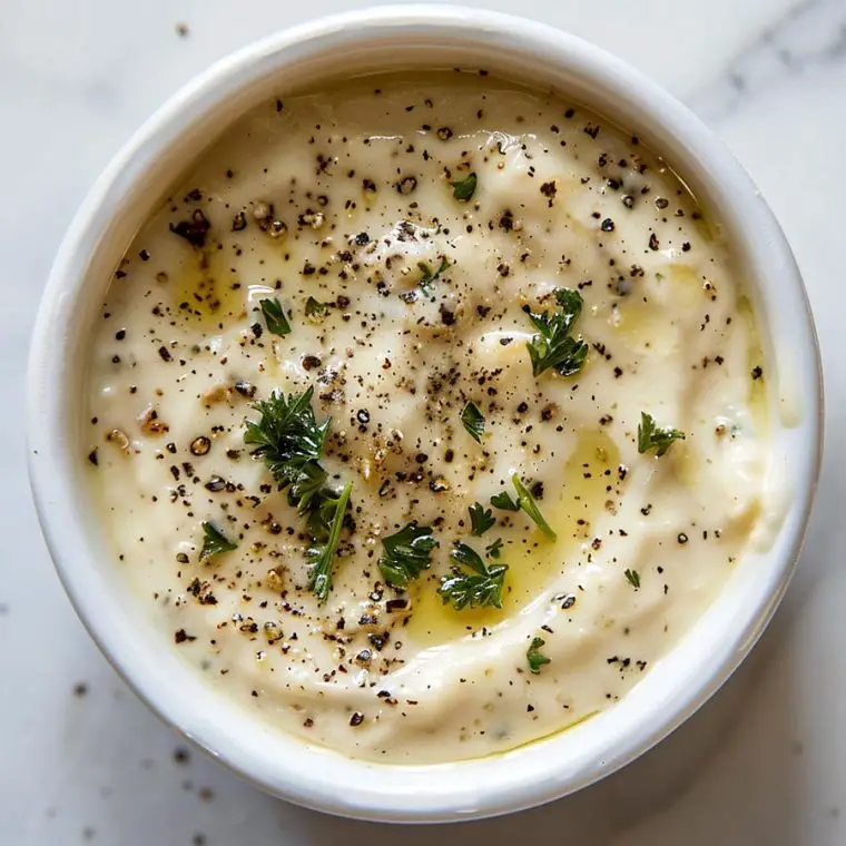 Garlic Parmesan Herb Dip - FunCraftyKitchen