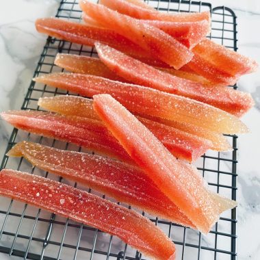 Candied Watermelon Rinds - FunCraftyKitchen