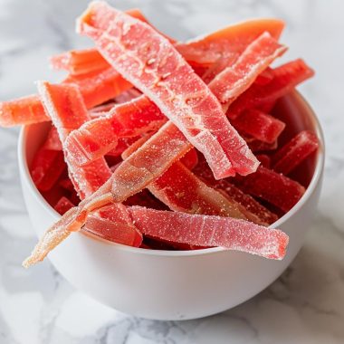 Candied Watermelon Rinds - FunCraftyKitchen