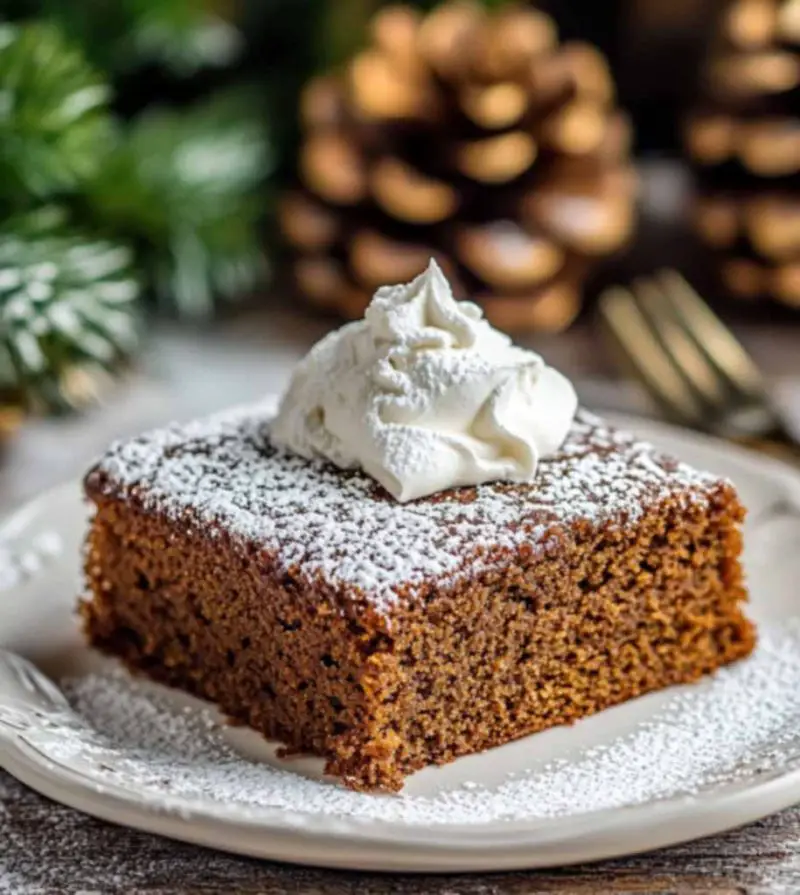 Old-Fashioned Gingerbread Cake - FunCraftyKitchen