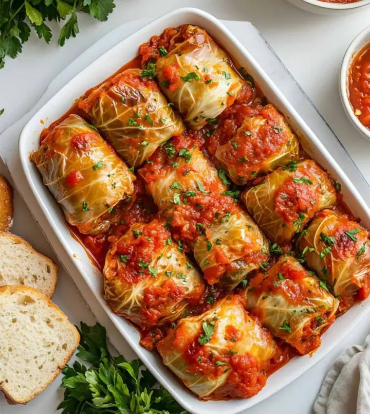 Stuffed Cabbage Rolls - FunCraftyKitchen