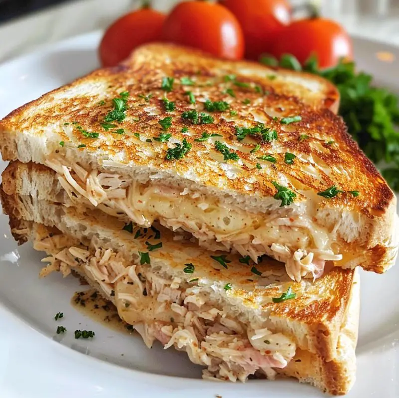 Easy Air Fryer Tuna Melt - FunCraftyKitchen