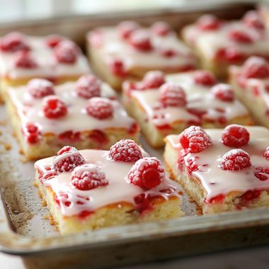 Raspberry Lemonade Bars - FunCraftyKitchen