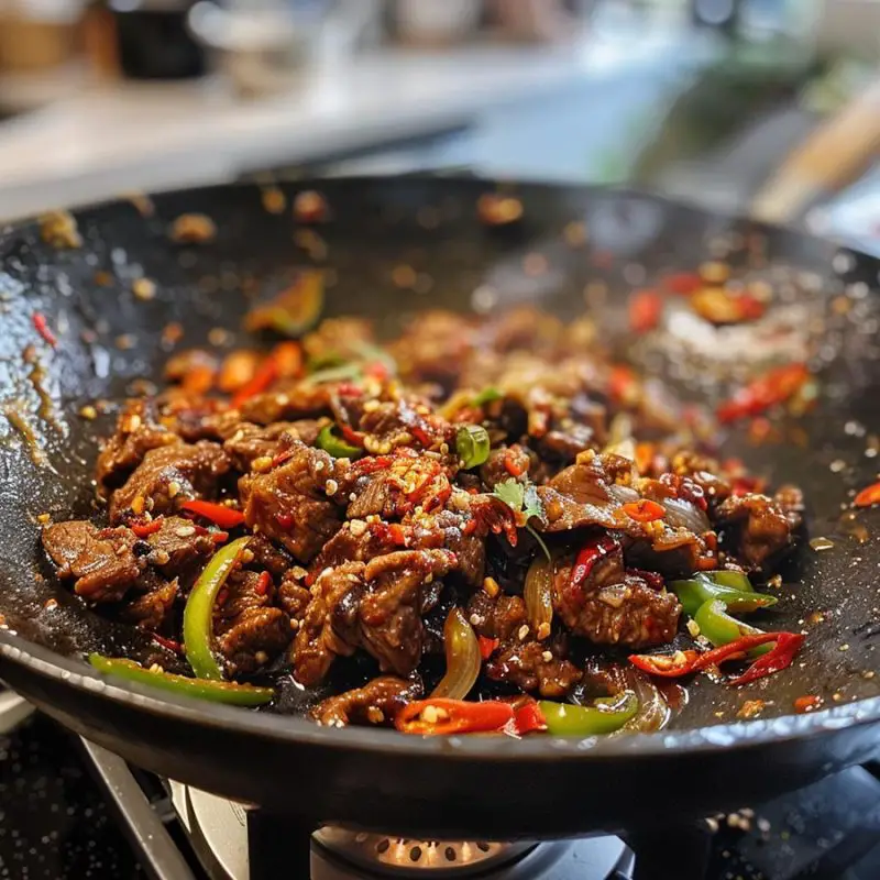 Crispy Chilli Beef - FunCraftyKitchen