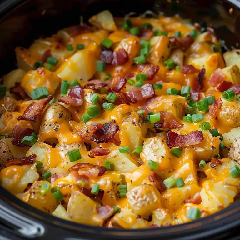 Crockpot Cheesy Bacon Ranch Potatoes - FunCraftyKitchen