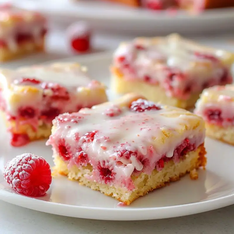 Raspberry Lemonade Bars - FunCraftyKitchen
