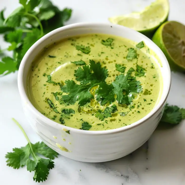 Creamy Cilantro Lime Dressing - FunCraftyKitchen