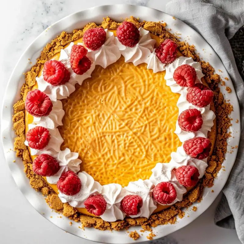 Super Easy Orange Creamsicle Pie - FunCraftyKitchen