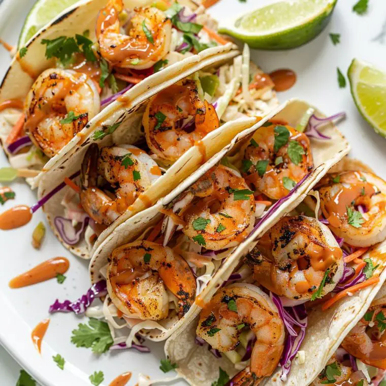 Baja Shrimp Tacos - FunCraftyKitchen