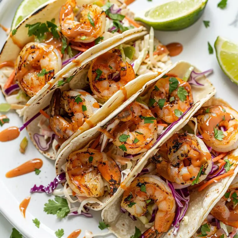 Baja Shrimp Tacos - FunCraftyKitchen