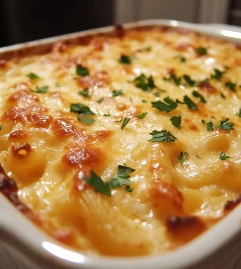 Four-Cheese Macaroni Bake - FunCraftyKitchen
