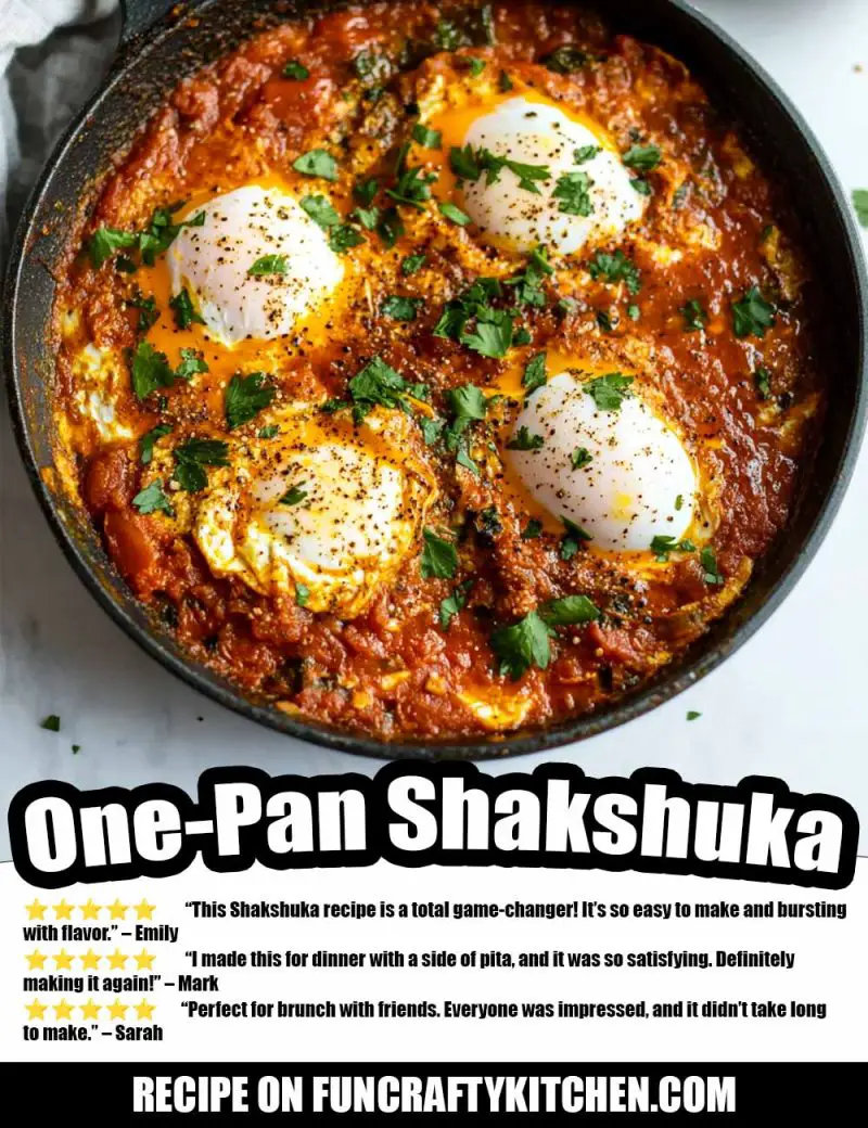 One-Pan Shakshuka - FunCraftyKitchen