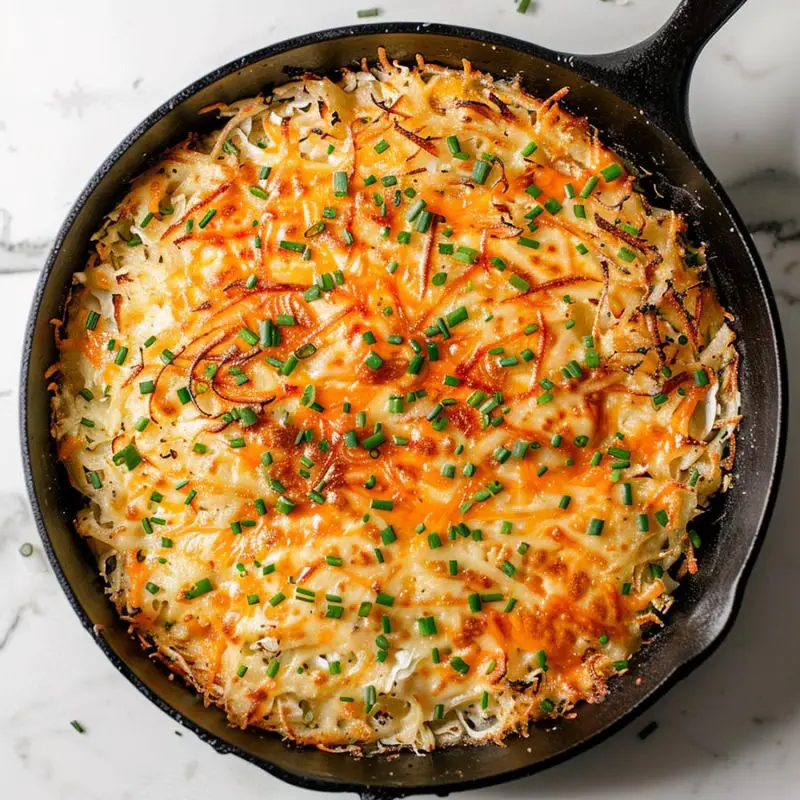 Irish Cheddar & Cabbage Hash Browns - FunCraftyKitchen