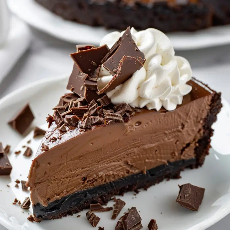 Brownie Crust Chocolate Cheesecake - FunCraftyKitchen