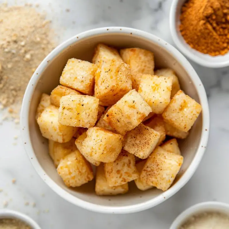 Air Fryer Starch Chunks - FunCraftyKitchen