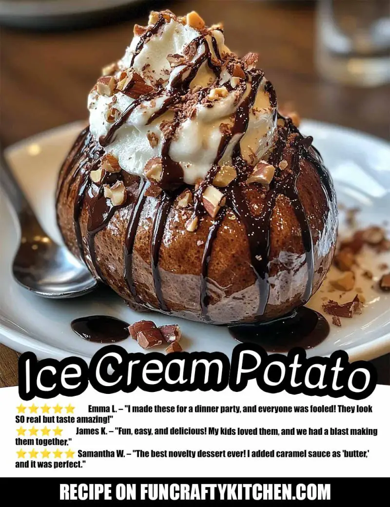 Ice Cream Potato - FunCraftyKitchen