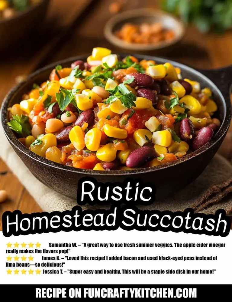 Rustic Homestead Succotash - FunCraftyKitchen