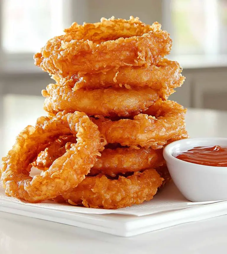 Crispy Fried Onion Rings - FunCraftyKitchen