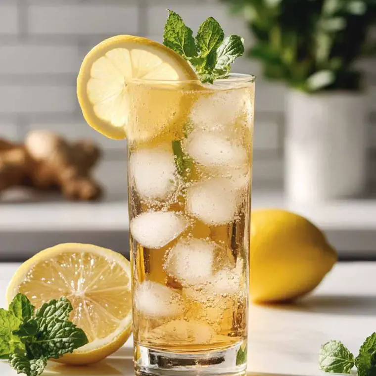 Old-Fashioned Homemade Ginger Ale - FunCraftyKitchen
