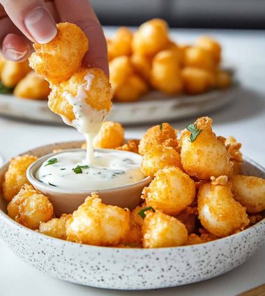 Beer-Battered Cheese Curds - FunCraftyKitchen