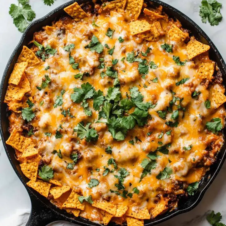 Cheesy Frito Skillet - FunCraftyKitchen