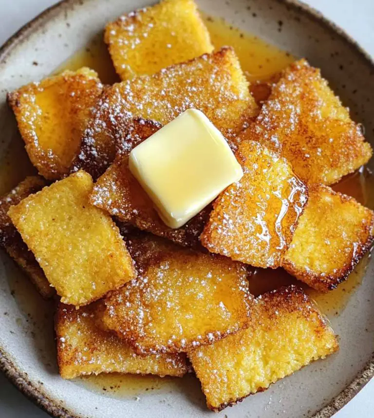 Old-Fashioned Fried Cornmeal Mush - FunCraftyKitchen