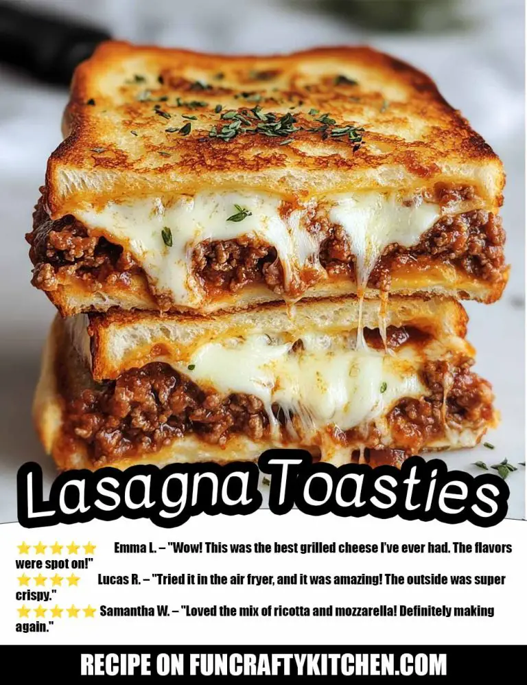 Lasagna Toasties - FunCraftyKitchen