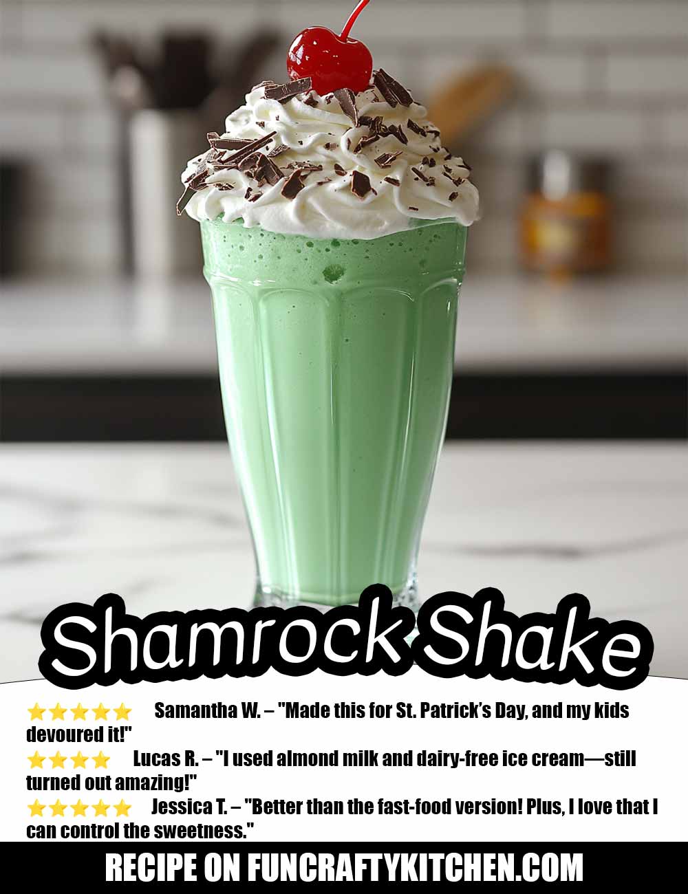 Shamrock Shake - FunCraftyKitchen