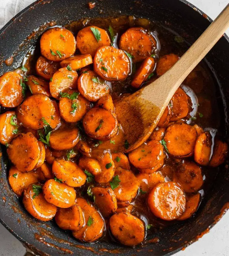 Glazed Carrot Coins - FunCraftyKitchen